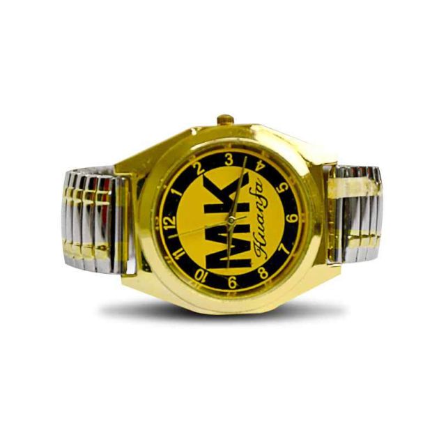 Montre de couple en acier inoxydable de couleur argent/or dans son ...