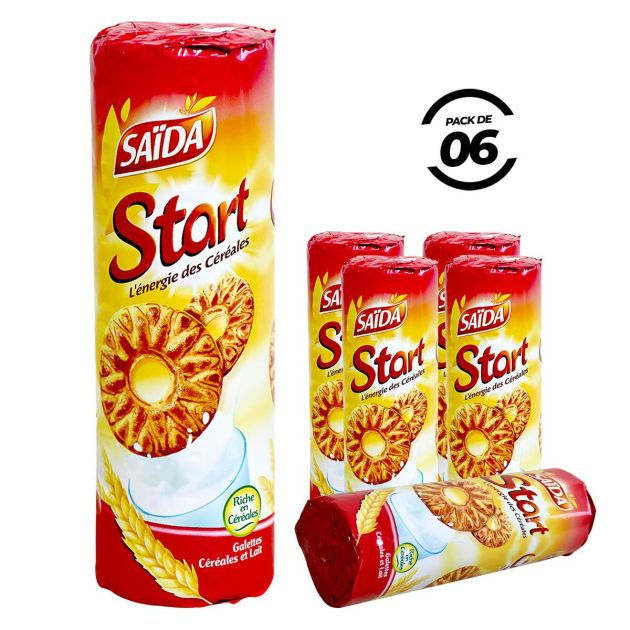 Pack de 6 Biscuits Start Saida - 10.5G | Glotelho Cameroun