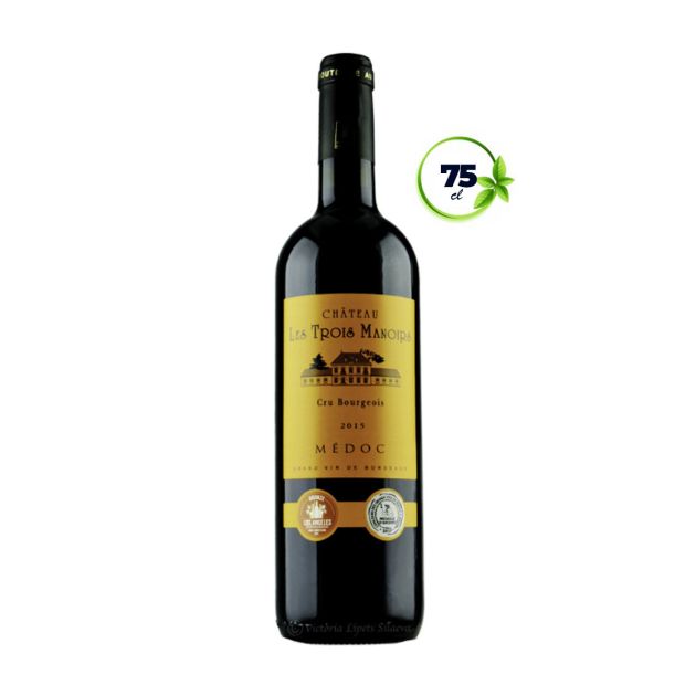Vin Rouge - Château Les Trois Manoirs 2014 - 75cl | Glotelho Cameroun