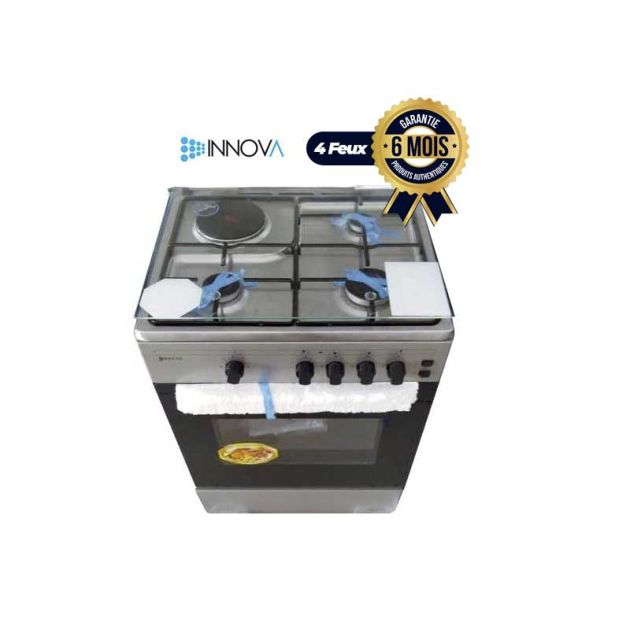 Cuisinière à gaz - Innova - 60 x 60 cm - 04 foyers - Garantie 6mois ...