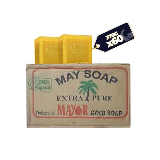 Carton De Savon May - 370G X 60 | Glotelho Cameroun