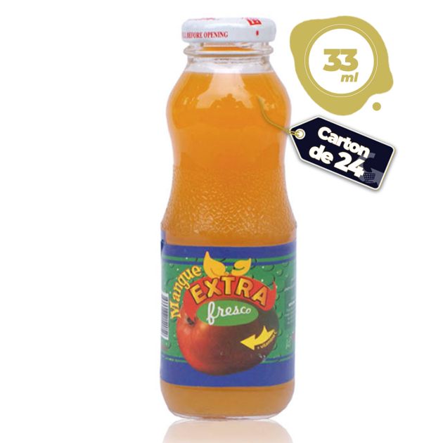 Carton de 24 Jus Extra Fresco Saveur Mangue - 33ml | Glotelho Cameroun