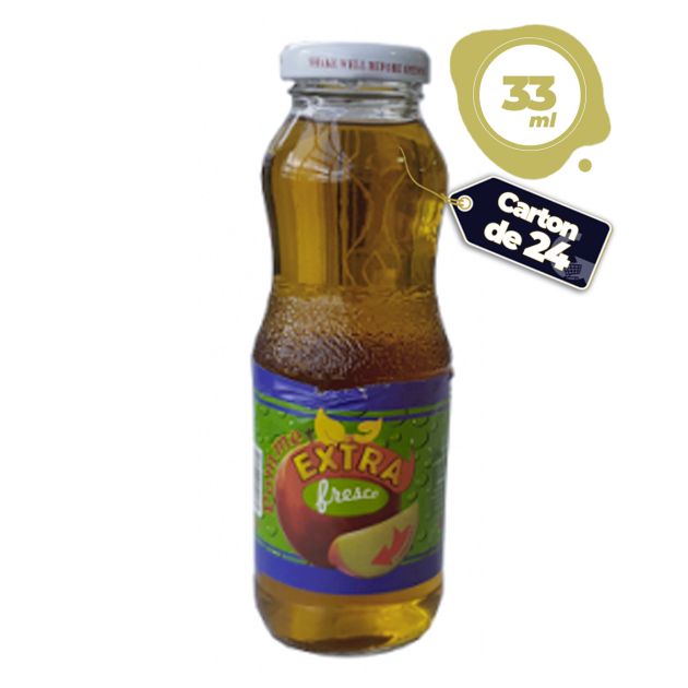 Carton de 24 Jus Extra Fresco Saveur Pomme - 33ml | Glotelho Cameroun
