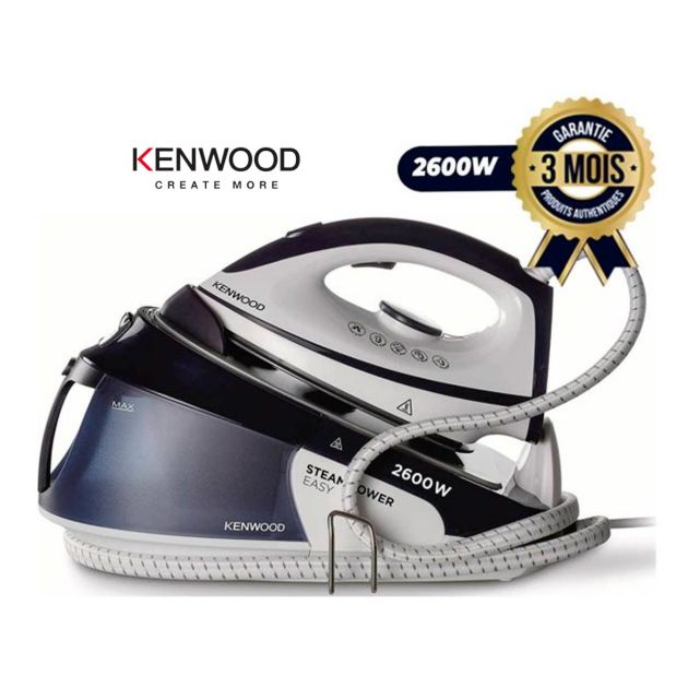 Centrale à vapeur - KENWOOD - SSP20.000WB - 2600W - 1.8L - Blue/blanc - 3 mois | Glotelho Cameroun