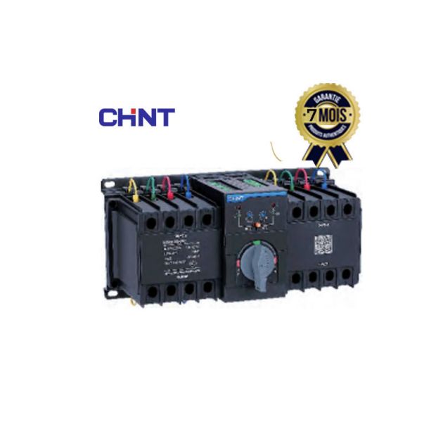 Interrupteur automatique CHINT NXZB-63H/4C 63A D63 - Sans écran - Protection magnétothermique ...