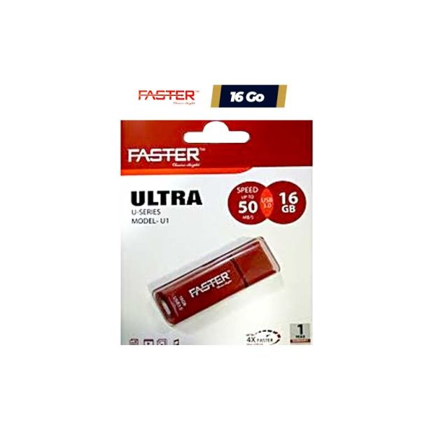 Clé USB Faster-16Go-pour tout vos stockage | Glotelho Cameroun