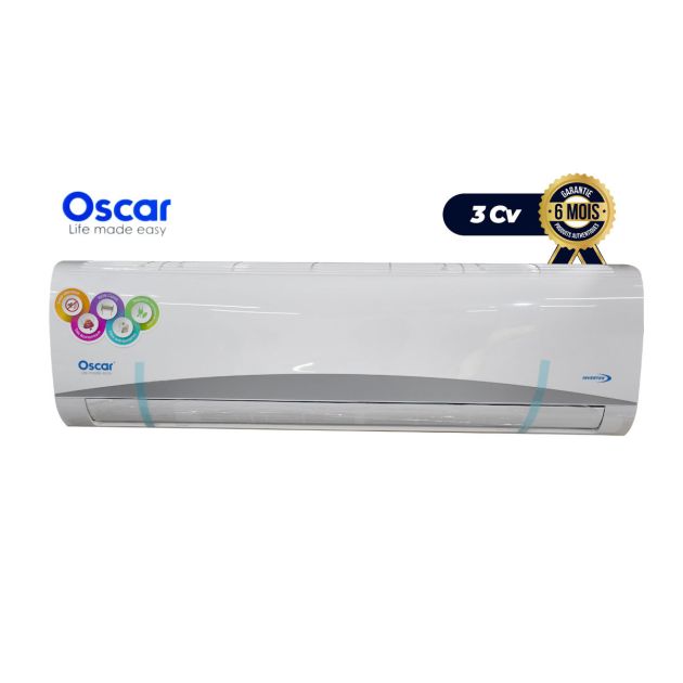 Climatiseur - Split - OSCAR INVERTER - 3 CV - R410 -24000BTU - Mural ...