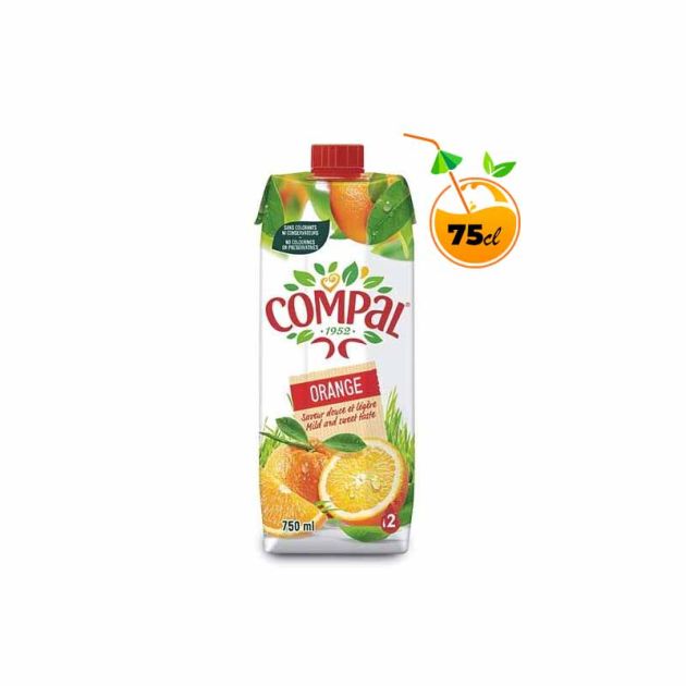 Compal Orange - 750ml | Glotelho Cameroun