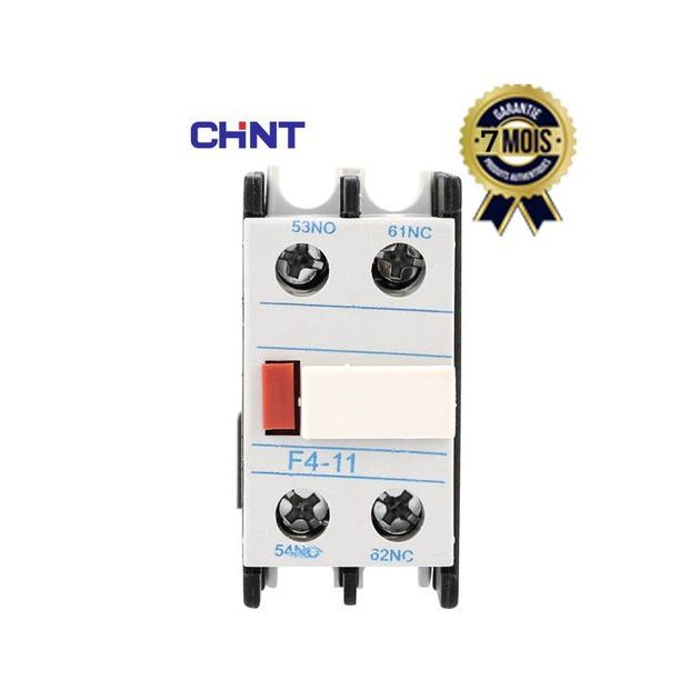 Contact Auxiliaire - CHINT F4-11 - Bloc de contacts auxiliaires pour CJX2 LC1-D série - 7 Mois ...