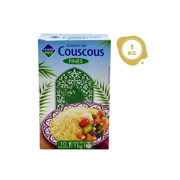 Graines de couscous fine - 1kg | Glotelho Cameroun