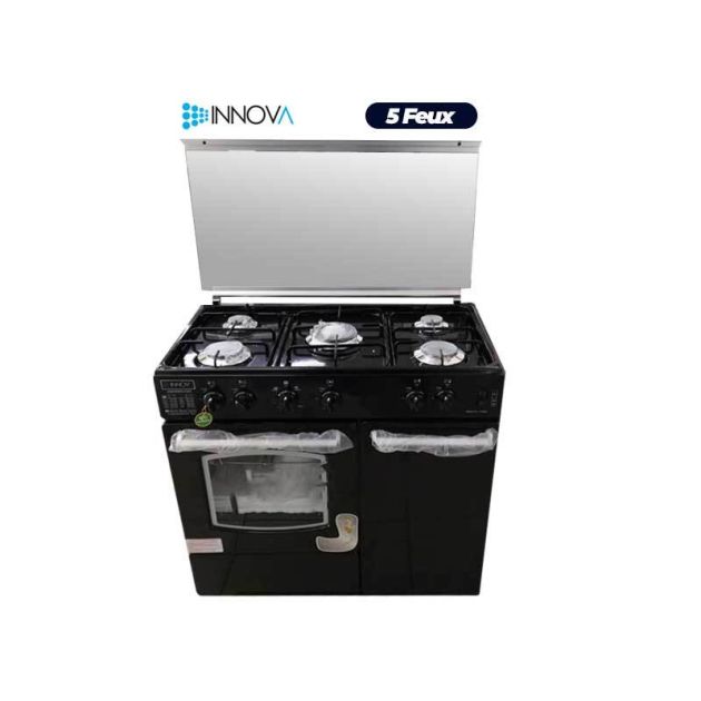 Cuisinière Innova IN-800 - 5 foyers - 60 × 90 - Avec Porte Gaz ...