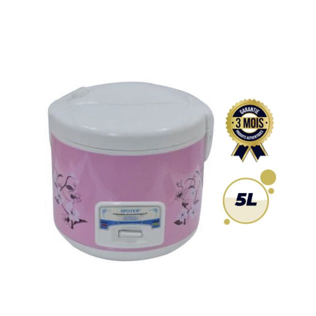 Cuiseur de Riz - SPOTER - 5L - 400W - Rose | Glotelho Cameroun