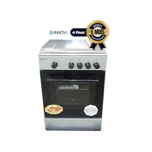 Cuisinière à gaz - Innova - 50 x 50 cm - 04 feux - Garantie 06 mois ...