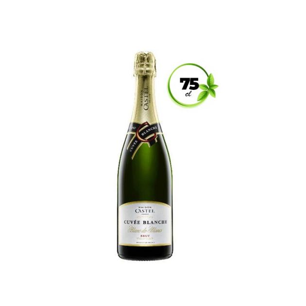 Cuvée Blanche - Maison Castel - Blanc de Blancs - Brut - 75 cl - 11% Alc | Glotelho Cameroun