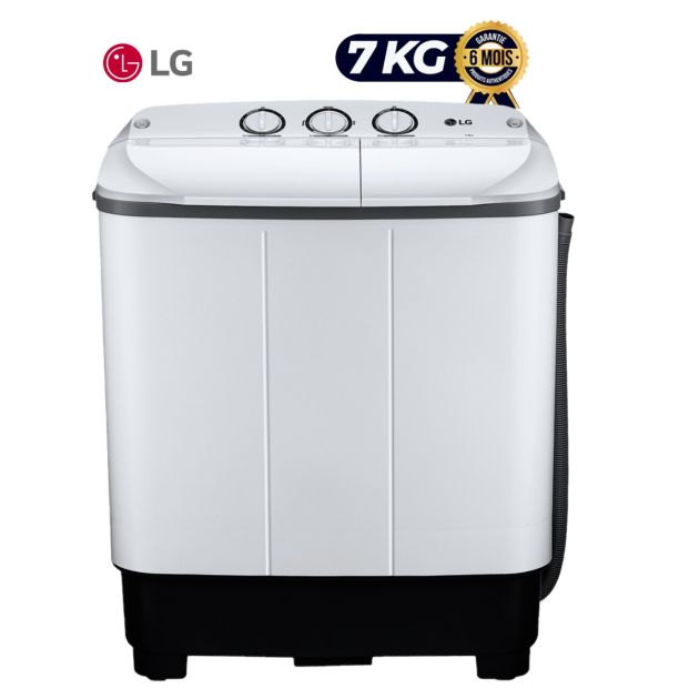 Machine à Laver - LG - WP-810RD - 7Kg - Semi-Automatique - Blanc et ...