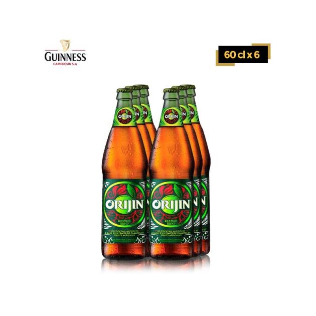 Bière ORIJIN - 60 cl x 6 | Glotelho Cameroun