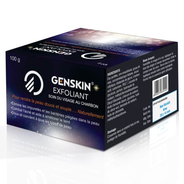 GENSKIN EXFOLIANT - Soin du visage au charbon | Glotelho Cameroun