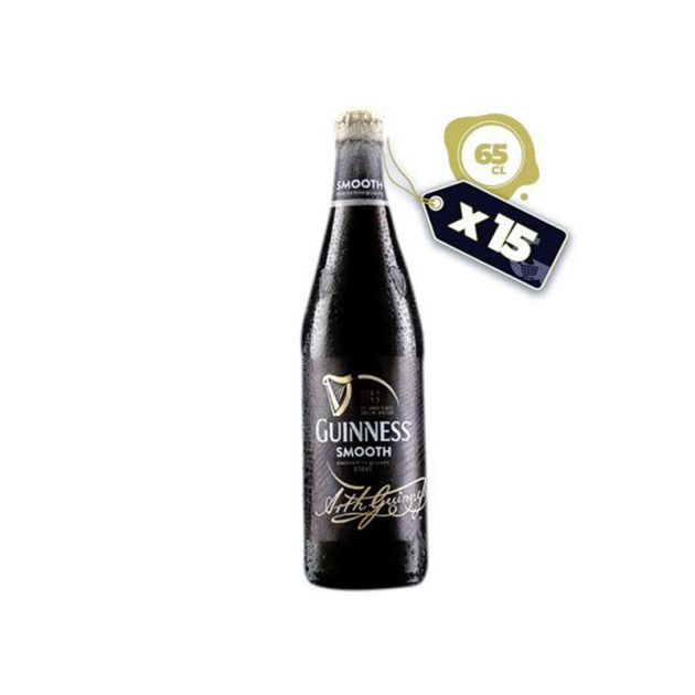 Guinness Smooth - 65cl * 15 Bouteilles | Glotelho Cameroun