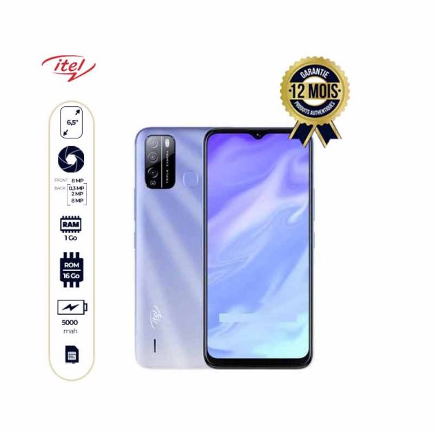 ITEL S16 - Smartphone - 6,5" - 16GB/1GB - 8MP+2MP+0.3MP/8MP - 5000mAh ...