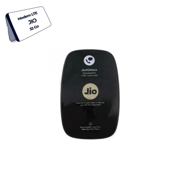 Modem LTE Jio4GVoice - Jiofi - Compatible Avec Toutes Les Puces Camtel ...