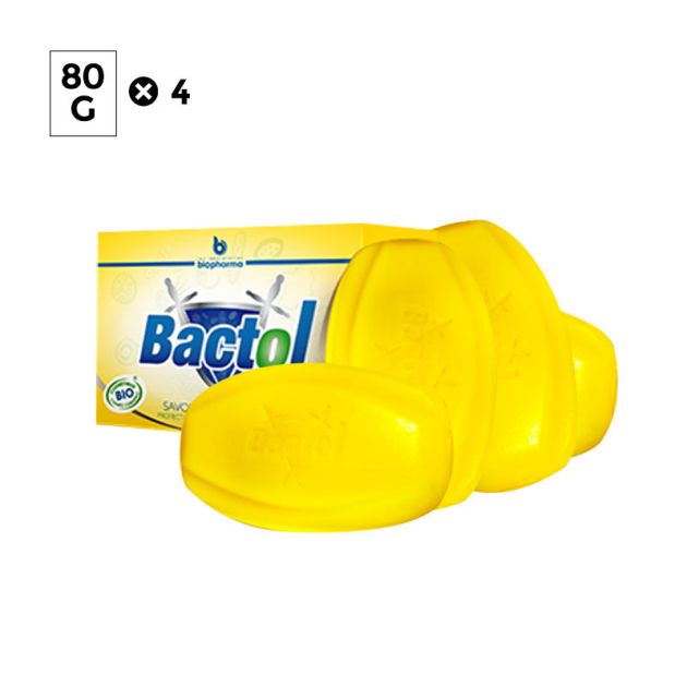 Savon Bactol - 80g - 4 pièces | Glotelho Cameroun