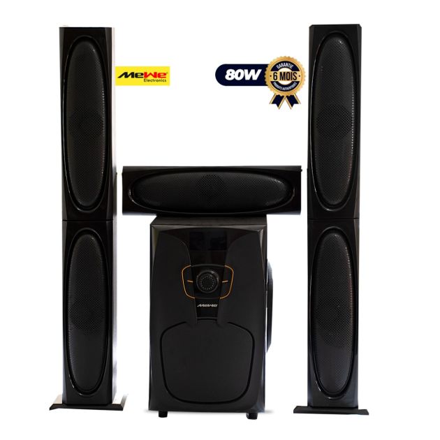 Home Cinéma - 80W - MEWE -MMS322L2- Bluetooth - USB - SD - FM Radio ...