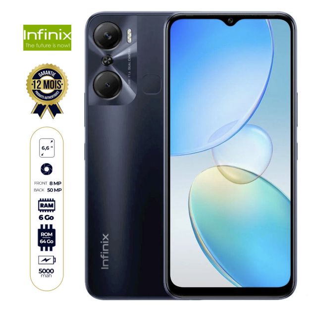 Infinix Hot 12 PRO - 6.6 "- 64Go/6Go - 50MP/8MP - 5000mAh - Garantie ...