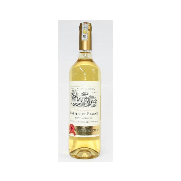 ISABELLE De France-Vin Blanc Moelleux-11%Alc - 75cl | Glotelho Cameroun