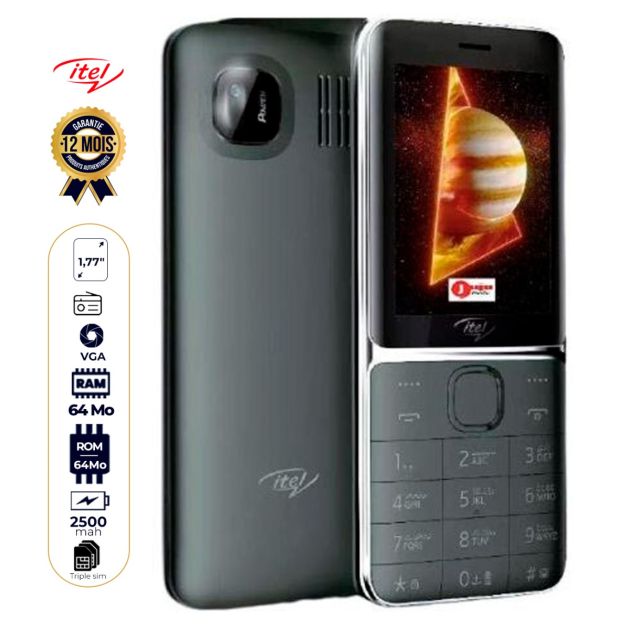 Itel it5260 - 1900mAh - 2.4'' - Dual sim - 12 mois de Garantie ...
