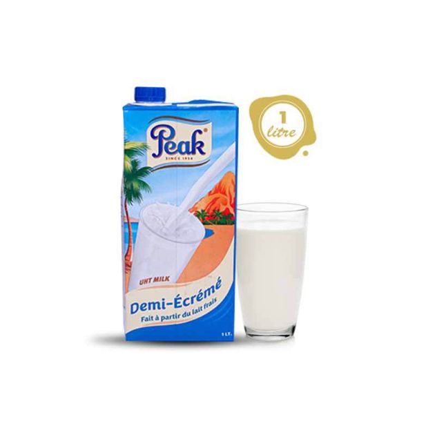 Lait entier Peak en Brique - 1L | Glotelho Cameroun