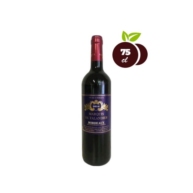 Vin Rouge Marquis de la talandier - 75cl - 13%Alc | Glotelho Cameroun