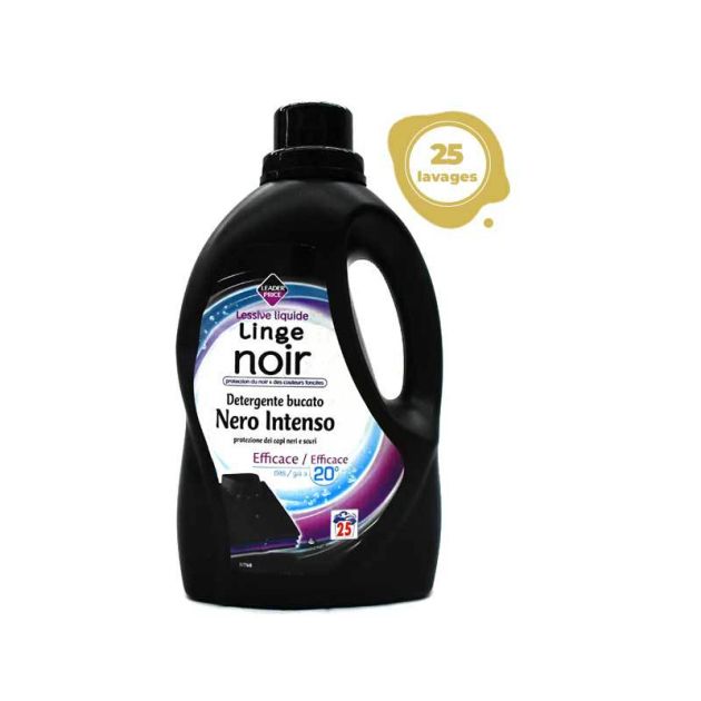 Lessive liquide linge noir efficace des 20 dégrés - 25 lavages ...