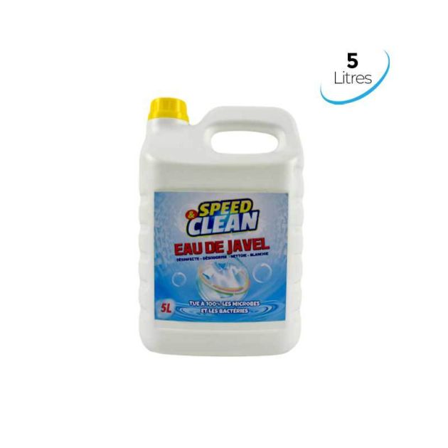 Eau de Javel - speed & clean - 5L | Glotelho Cameroun