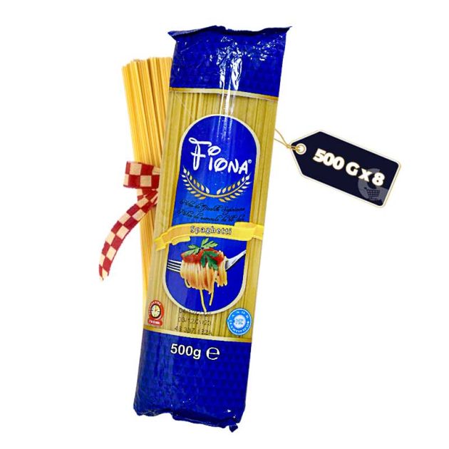 Pack de 8 Spaghetti Pasta Fiona - 500g | Glotelho Cameroun