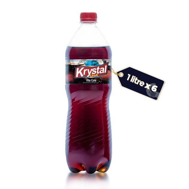 Pack de 6 Jus Gazeu Krystal - Vita cola - 1L | Glotelho Cameroun
