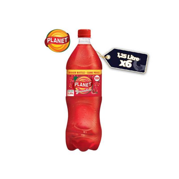 Pack de Jus Planet Grenadine - 06 bouteille de 1,25L | Glotelho Cameroun