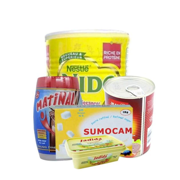 Pack de Lait NIDO de 400g + Sucre de 1kg + Matinal de 200 g + Pâté de ...