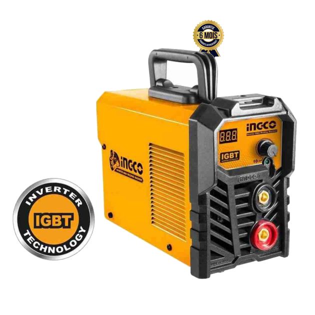 Poste à souder A Inverter INGCO MMA13028 - Avec accessoires - 130A ...