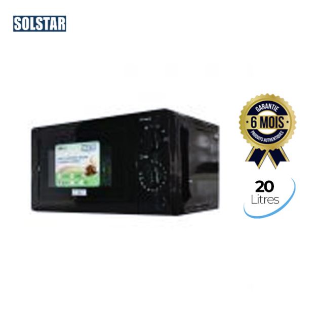 Micro Onde - Solstar -MWO 20G-V5BKBSS - 20L - Noir | Glotelho Cameroun