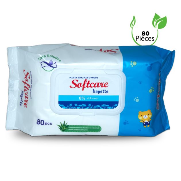 Softcare - Lingettes Ultra Clean - Enrichies à l'aloe vera et à la ...