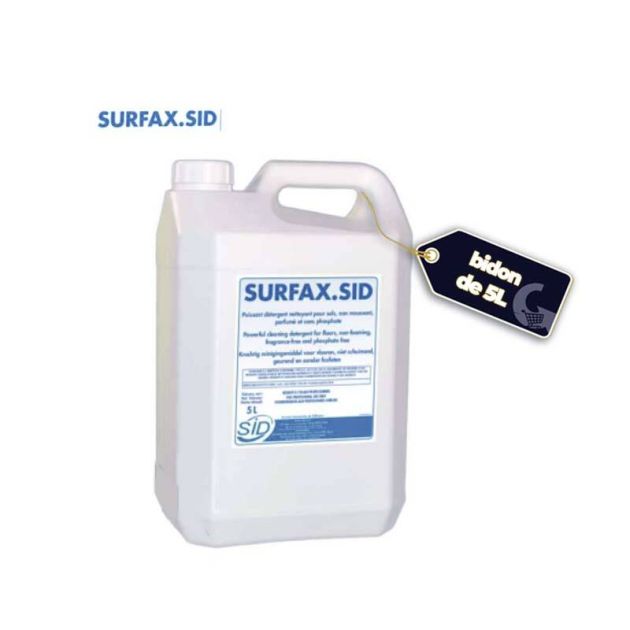 Détergent Nettoyant pour Sols Puissant - SURFAX.SID 5L - non moussant ...