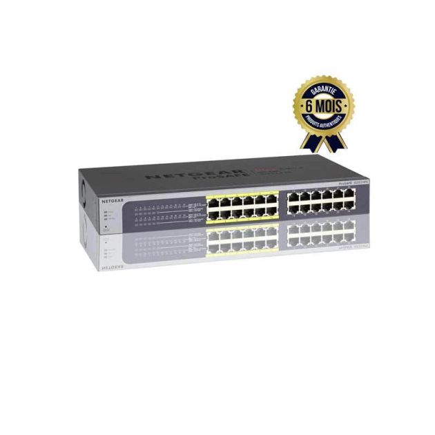 Switch PoE ProSafe - Netgear JGS524PE-100EUS - 24 ports PoE - Garantie ...