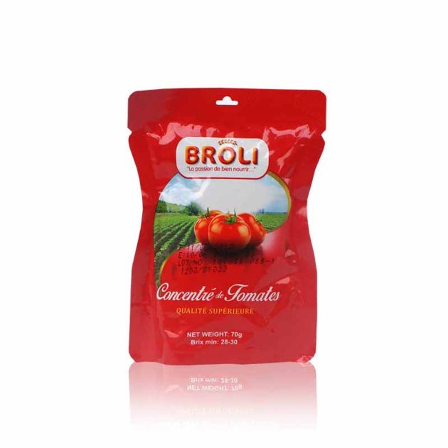 Tomate Concentre en Sachet - Brôli - 70g | Glotelho Cameroun