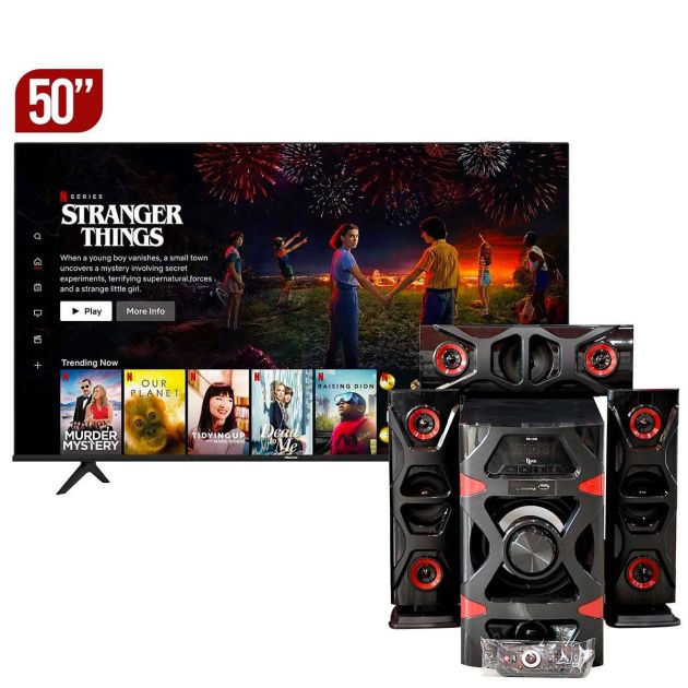 Pack de Smart TV Hisense 50 pouces - 50A6G + Haut parleur Roch ( RS ...
