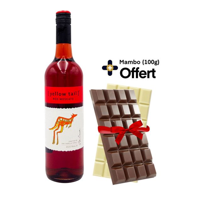 Vin - Yellow Tail - Red Moscato - 75cl + Mambo 100G Offert | Glotelho ...
