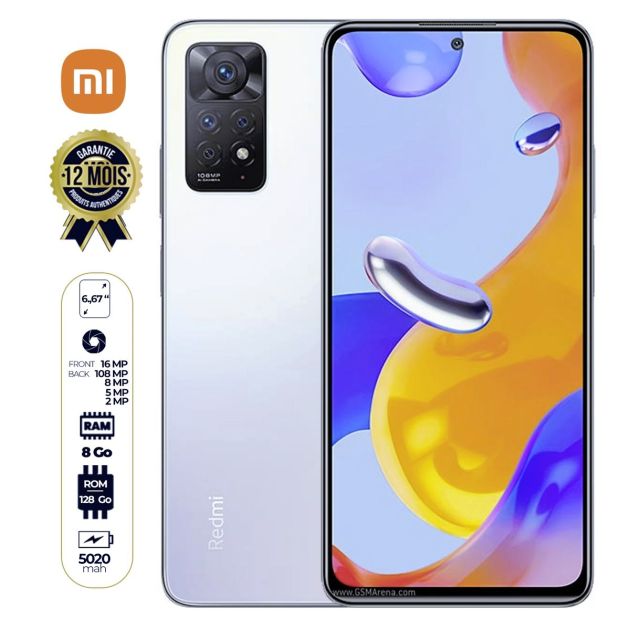 Xiaomi Redmi Note 11 Pro 4G - 128 Go/8Go RAM - 6.67" - Dual Nano SIM ...