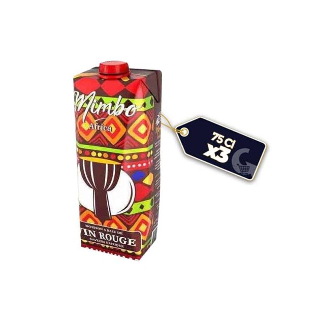 Mimbo Africa - Vin rouge - Lot de 3 - 75 cl | Glotelho Cameroun
