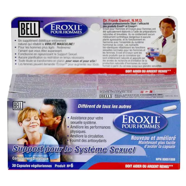 Support pour le Système Sexuel - Bell Lifestyle Product - 30 capsules ...